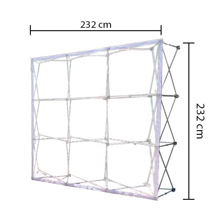 Stand araña 307x232 cm • Albus México